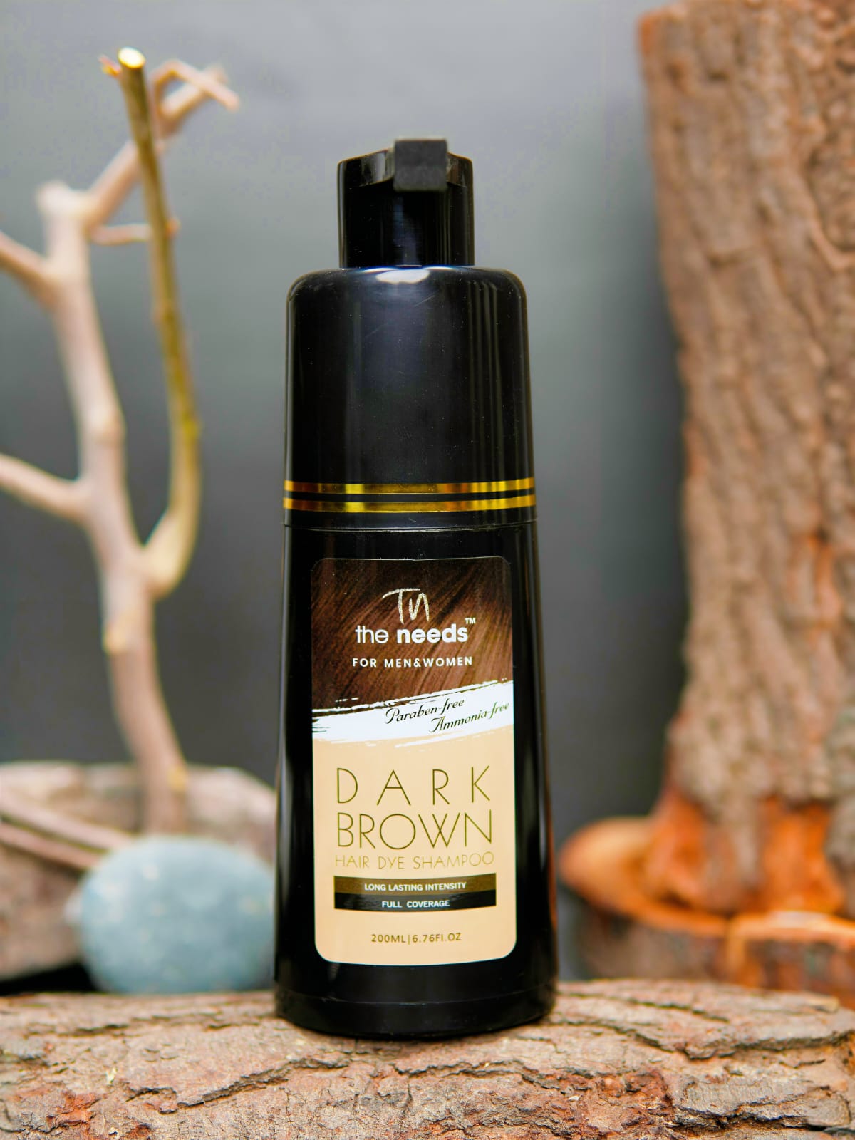 Instant Hair Colouring Shampoo - Dark Brown – Tijaarti